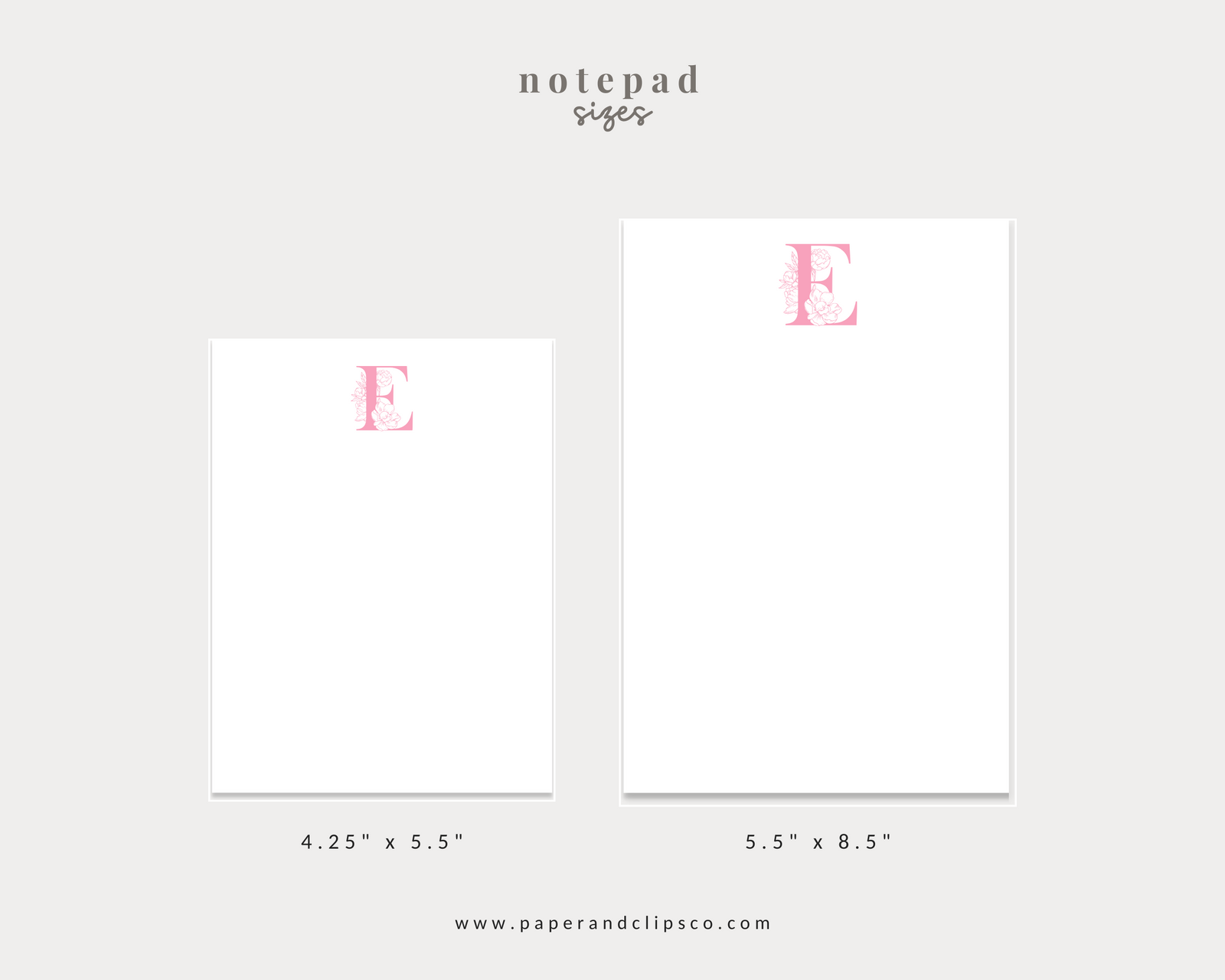 Custom Notepads | Personalized Desk Notepads | Paper & Clips Co ...